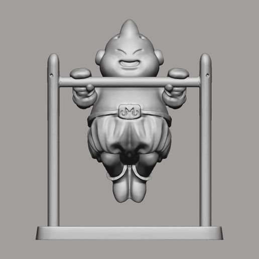 STL file Majin Boo Fitness - Pull up ⬆️ (OBJ)・3D print design to ...