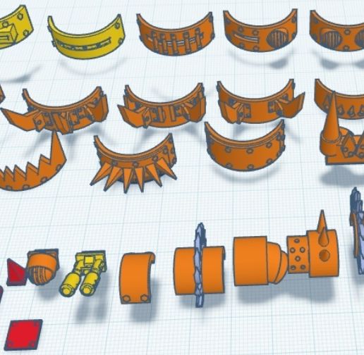 🎲 Ork deff dread (84 pieces)・ 3D File for 3D printing・Cults