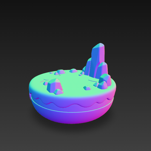 🐉 Pokemon ground base・ STL File for 3D printing・Cults