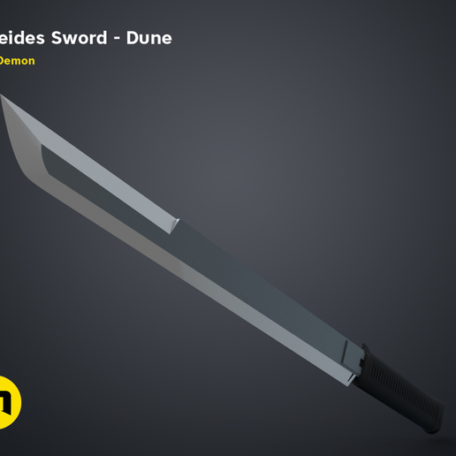 🗡️ Atreides Sword 4 - Dune・ 3D File for ・Cults