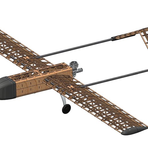 🪶 RQ-7 Shadow Scale RC UAV – 103" (2630 mm) Wingspan・ 3D File for 3D ...