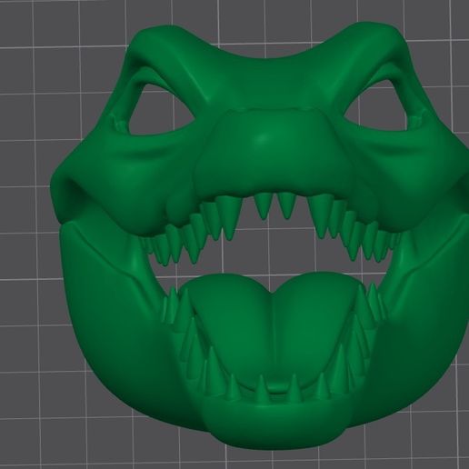 🐊 Crocodile Monster Mask 3D STL – Fierce Reptile Face for Cosplay ...