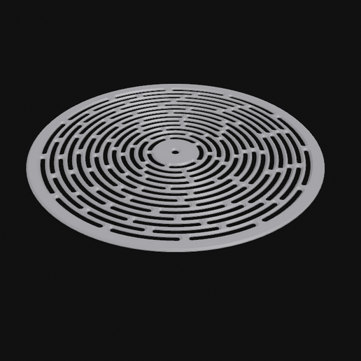 🦺 Round grille・ STL File for 3D printing・Cults