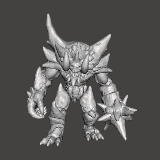 🧊 ICE DEMON MONSTER MINIATURE MODEL FOR FANTASY GAMES DND RPG・ STL File ...