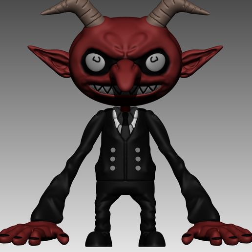 😈 DEVIL - SOUL EATER FANART・Archivo STL para Impresión 3D・Cults