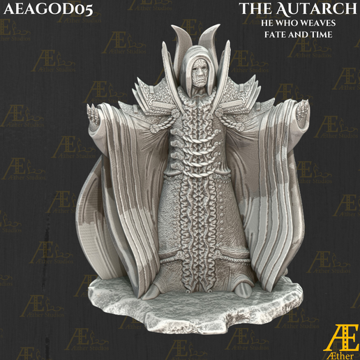 🎲 AEAGOD05 - The Autarch・Free 3D File for 3D printing・Cults