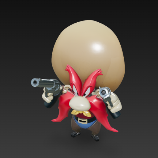 🔫 Yosemite Sam - Looney Tunes・Free STL File for 3D printing・Cults