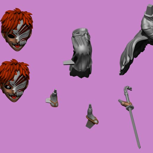 🦸 ichigo welcome pack・ STL File for 3D printing・Cults