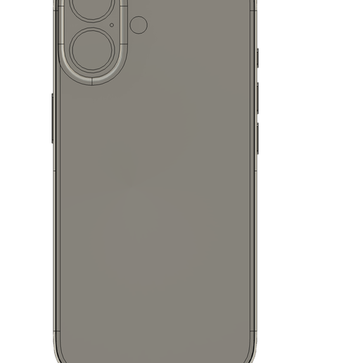 📱 iPhone 16 Model・ STP File for 3D printing・Cults