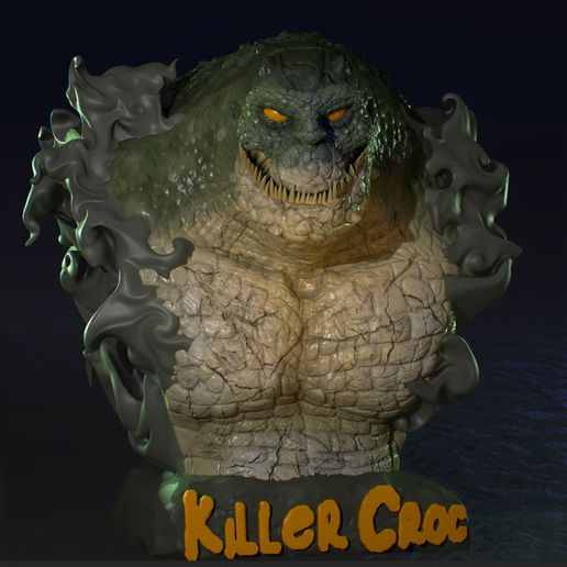 STL file Killer Croc (Dc Comics) 👾 ・Model to download and 3D print・Cults