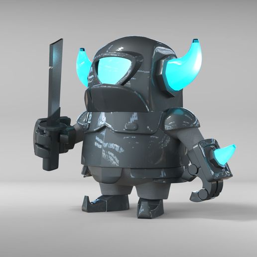 🎮 MINI PEKKA CLASH ROYAL・ STL File for ・Cults
