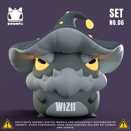 👹 Grumpii 3D Printable Files - Chubbii Monsters - Pack 06・ 3D File for ...