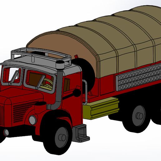 STL file Berliet de Plouc 🚂 ・3D printer model to download・Cults