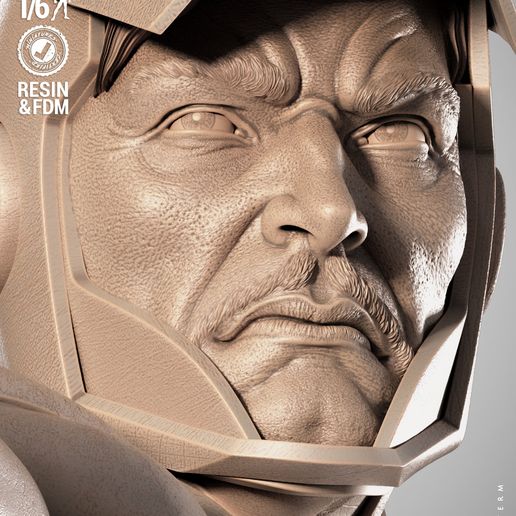 👨 WICKED MARVEL IRON MAN SCULPTURE : TESTED AND READY FOR 3D PRINTING ...