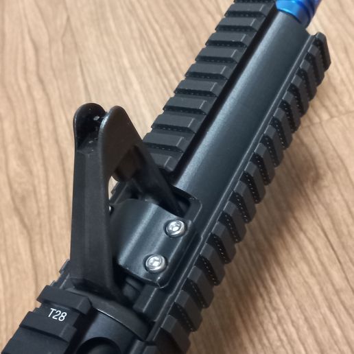 🔫 M4A1 Rail Extension ver.two pieces・ STL File for 3D printing・Cults