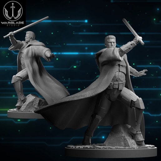 STL file star wars shatterpoint ven zallow presupported included ⭐ ...