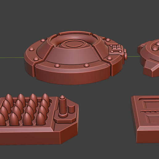 Free STL file Scifi Landmines 🧪 ・3D printing idea to download・Cults