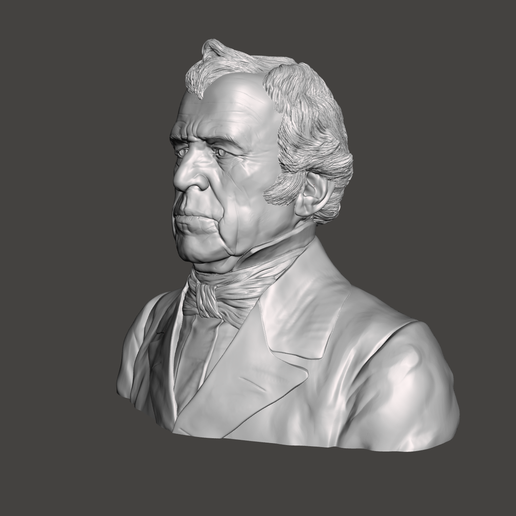 📁 3D Model of Zachary Taylor - High-Quality STL File for 3D Printing ...