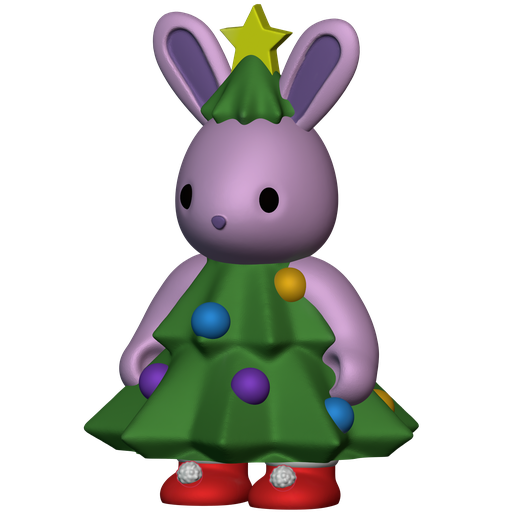 Archivo STL Sylvanian families Conejo Christmas (Ternurin) 🎄 ・Plan para ...