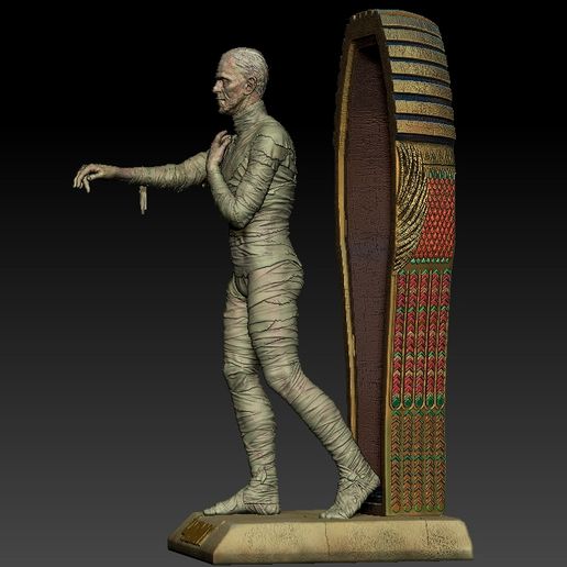 OBJ file The Mummy 1932 👻 ・3D printing model to download・Cults