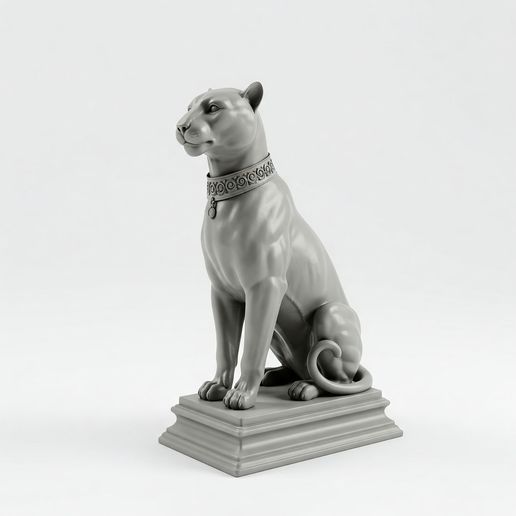 🗿 Victorian Style Puma Sculpture 3D print model・ STL File for 3D ...