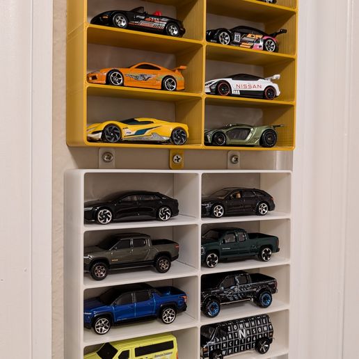 STL file Hotwheels Matchbox Display Shelf 🧸 ・3D printing idea to ...