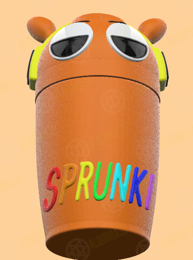 OBJ file SPRUNKI NARANJA VASO 🧸 ・3D print model to download・Cults