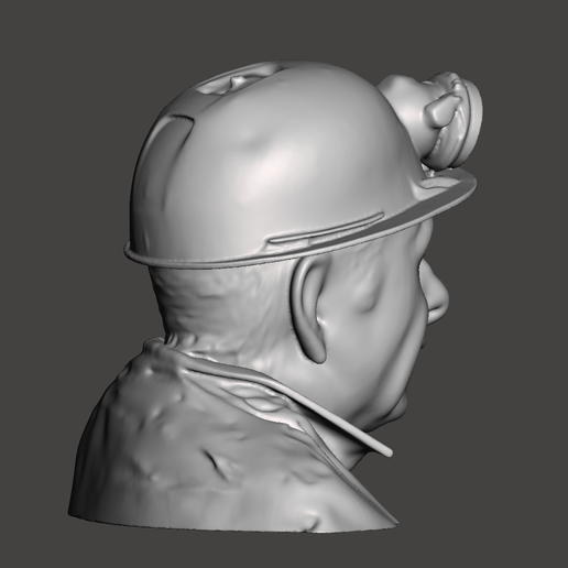 👴 Old miner・ STL File for 3D printing・Cults