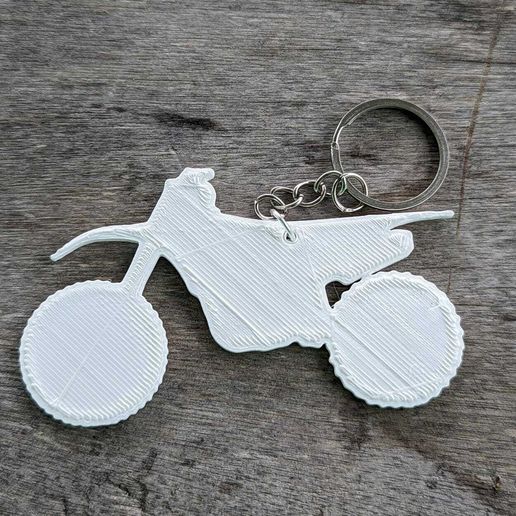 Free STL file Motorcycle key ring 🏍️ ・3D print design to download・Cults