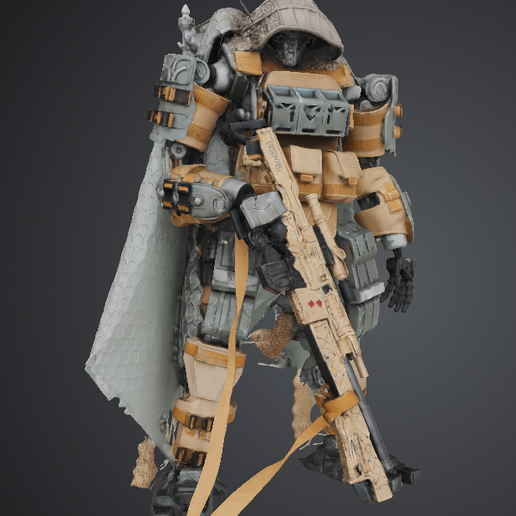 🔫 Mech Warrior Sniper Mark5・Free STL File for 3D printing・Cults