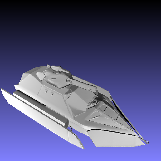 🪖 Zhodani Z-80 Grav Tank・Free STL File for 3D printing・Cults