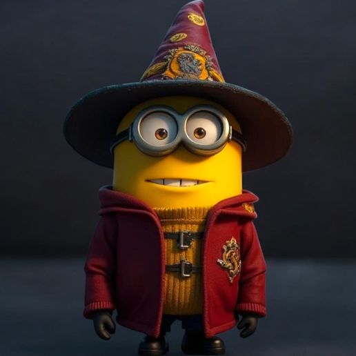 Free STL file Minion Wizard - Magic and Mischief in 3D 👹 ・3D print ...