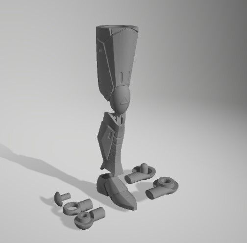 🧑‍🔧 Karma Mechanic Leg - Marvel legends Custom・ STL File for 3D ...