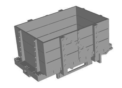 🚂 WDLR A type open wagon (60cm gauge) 1/76 scale・ 3D File for 3D ...