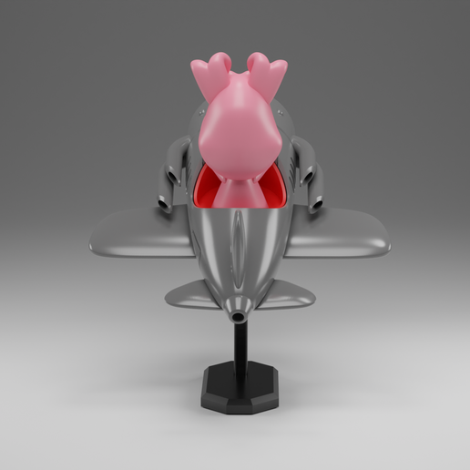 🐖 AVIATOR PIG・ STL File for ・Cults