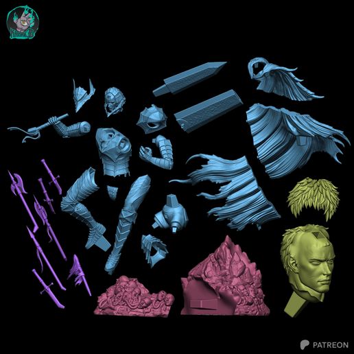 🎨 Guts (Berseker Armor) BERSEK - STL Ready for 3D Printing・ STL File ...