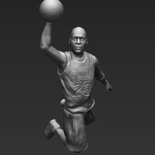 🇯🇴 Michael Jordan figurine for full color 3D printing・ 3D File for 3D ...