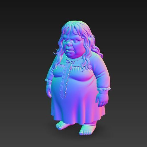 🎃 the exorcist chubby・ STL File for 3D printing・Cults