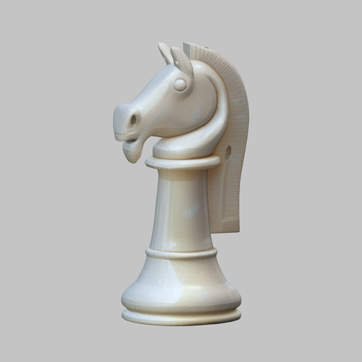 STL file Knight Chess piece ♟️ ・3D printer design to download・Cults