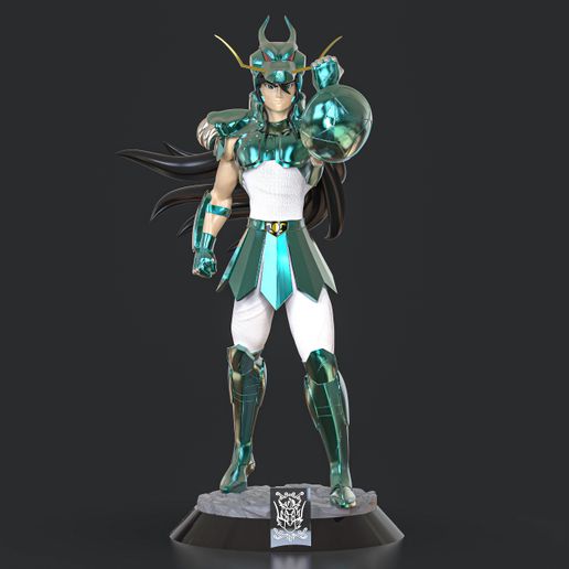 👾 Shiryu Saint Seiya・Archivo STL para Impresión 3D・Cults
