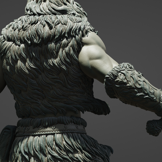 🗿 Thundarr statue 300mm stl for 3d printing・ STL File for 3D printing・Cults