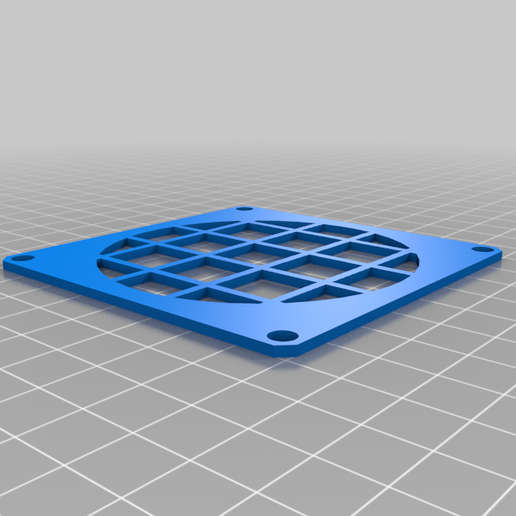 🛡️ 80mm Fan Shield・Free STL File for 3D printing and CNC machining ...