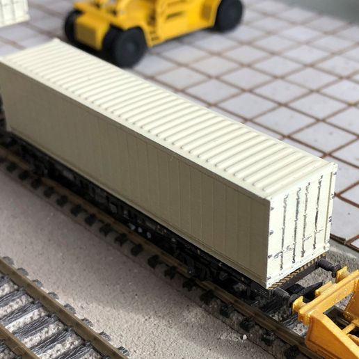 🆒 N Scale 40ft Refrigerated Container・ STL File for 3D printing・Cults