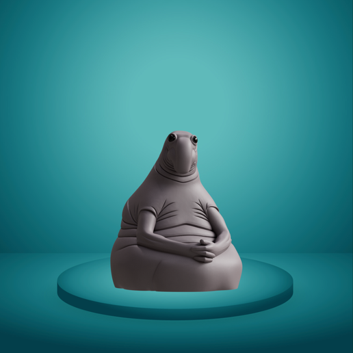 ⏳ Zhdun / Waiting Seal Man - Original Meme 3D Figure / Zhdun - Waiting ...