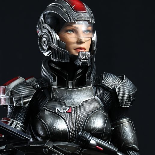 ♀️ Commander Shepard - Female Version・ 3D File for 3D printing・Cults