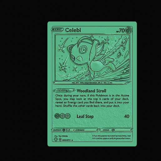 STL file Celebi - Pokemon 🐉 ・3D printing design to download・Cults