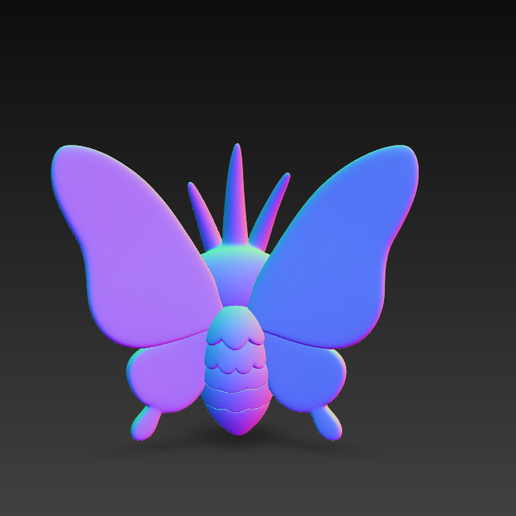 🐉 Pokemon Venonat evolution pack x 3 units・ STL File for 3D printing・Cults