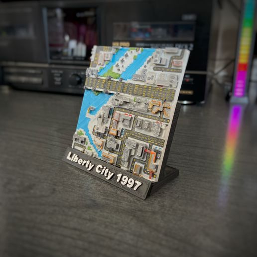 🏙️ Liberty City 1997 (GTA Full Map)・ STL File for 3D printing・Cults
