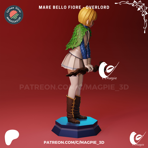 👾 Mare Bello Fiore - Ōbārōdo | Overlord Full Set・ STL File for 3D ...