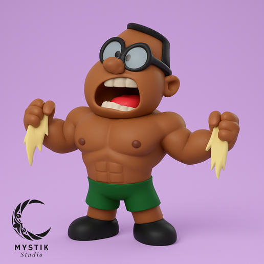 🐉 Buff Irwin - Billy and Mandy・ STL File for 3D printing・Cults